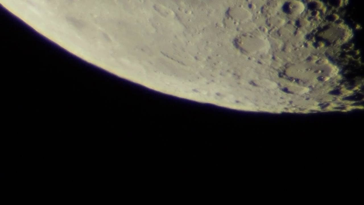 MOON WITH SAMYANG LENS 650-1300 mm - YouTube
