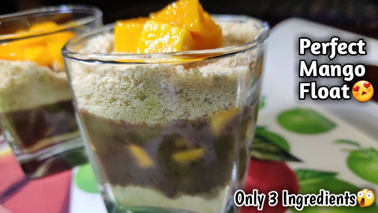 Mango Float Recipe||Mango Graham Float In Cup||How to make mango float ...