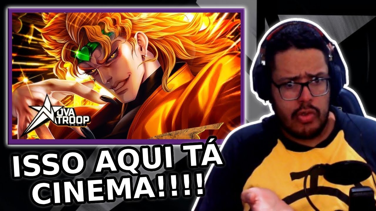 INSANO! REACT "Linhagem Profana | Novatroop | Dio Brando (JoJo's Bizarre Adventure)" - YouTube