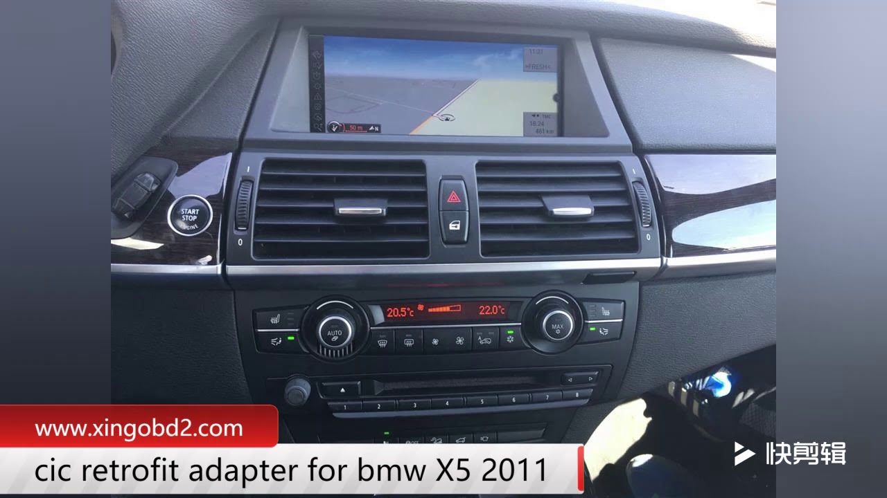 CIC Retrofit Adapter Emulator works on bmw X5 2011 - YouTube
