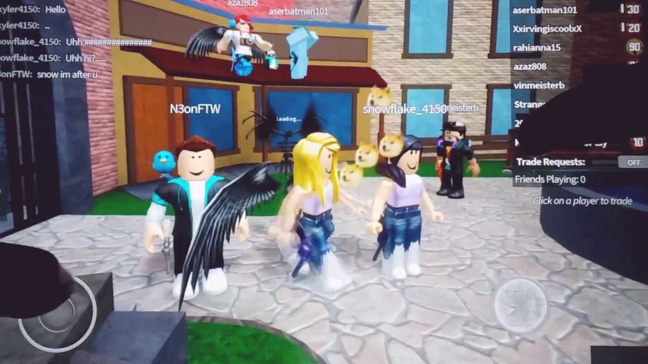 Playing mm2 assassin with my friends and cousin - YouTube