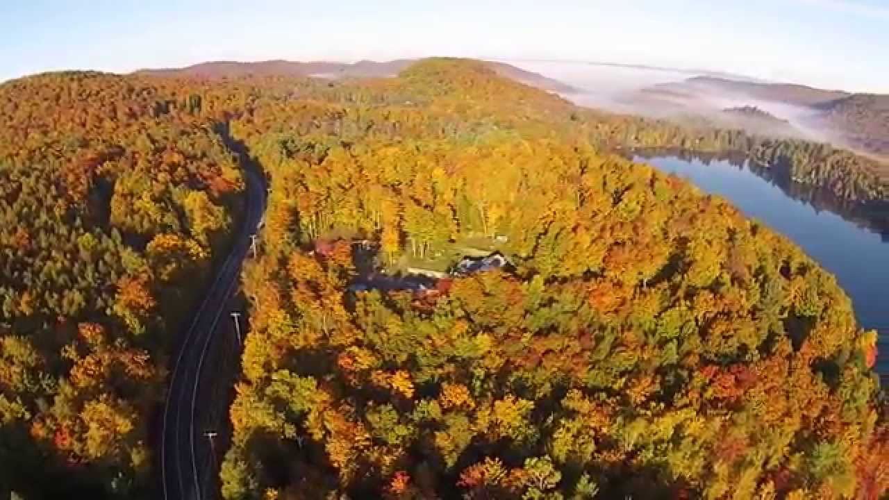 Phantom 2 Vision Plus Paysage d'automne, Les Laurentides , Québec - YouTube