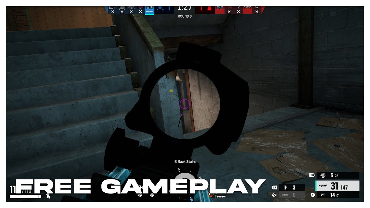 FREE GAMEPLAY | R6 UNRANKED | NO COMMENTARY | 4K 60FPS | XBOX SERIES X ...