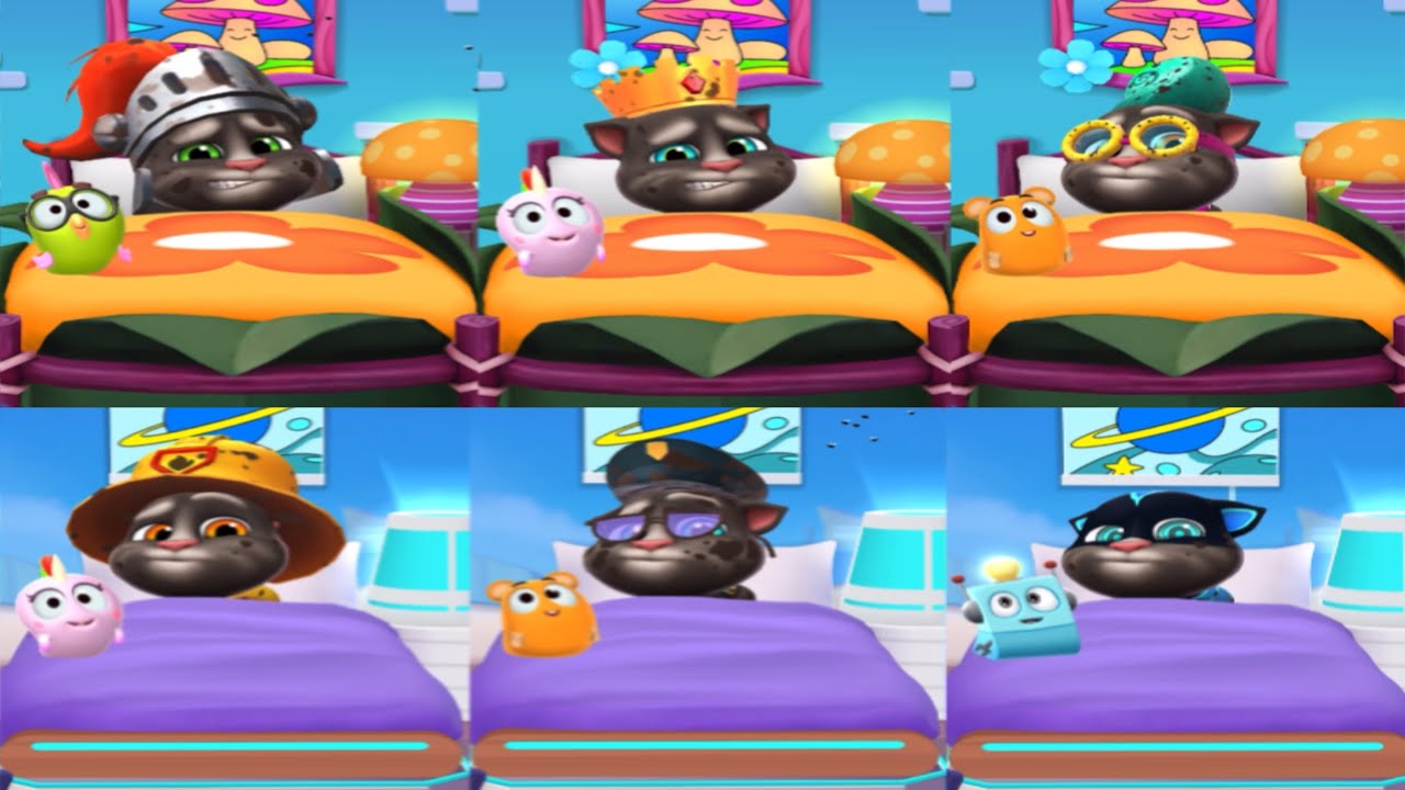 Fairytale Castle Vs Metropolis | My Talking Tom 2 Vs My Talking Baby ...