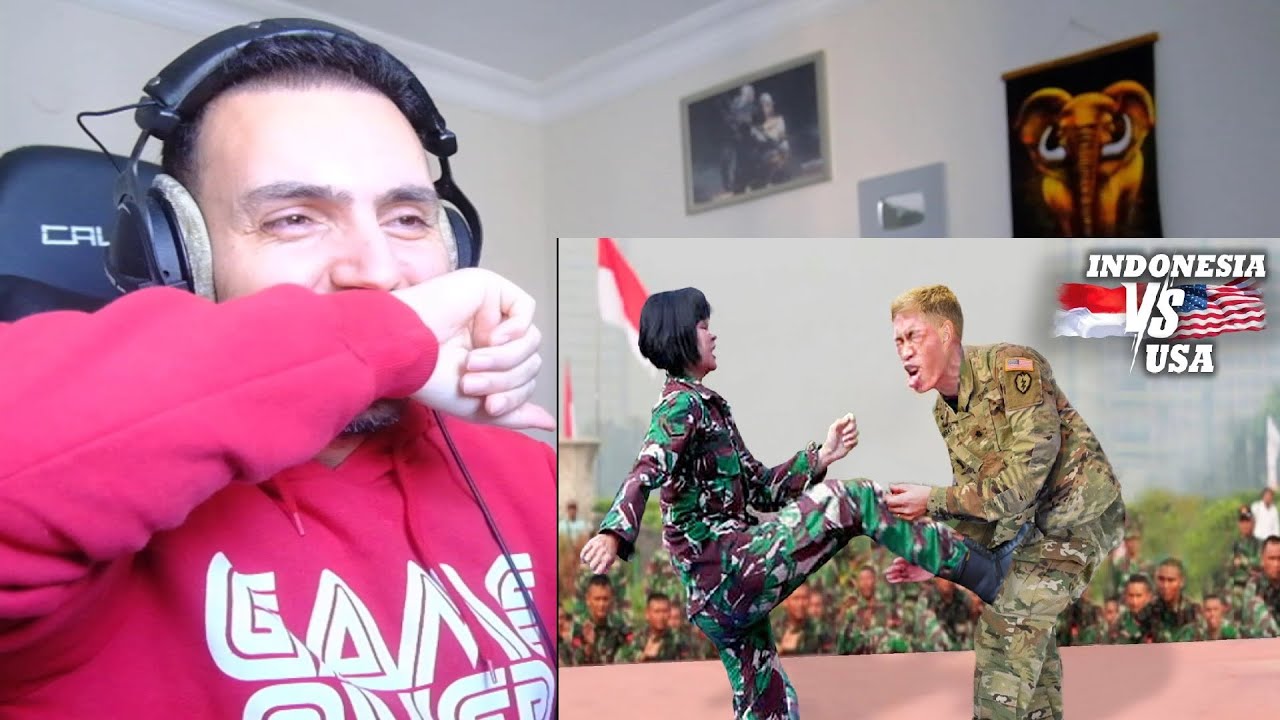 AMERICAN ARMY vs INDONESIA, Fight‼️ Who Wins? Reaction - YouTube
