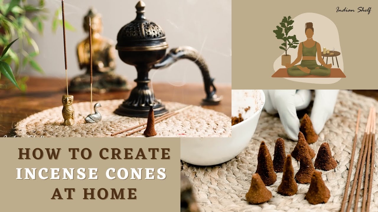 DIY HERBAL Incense cones at home| How to Make Homemade Incense Cones ...