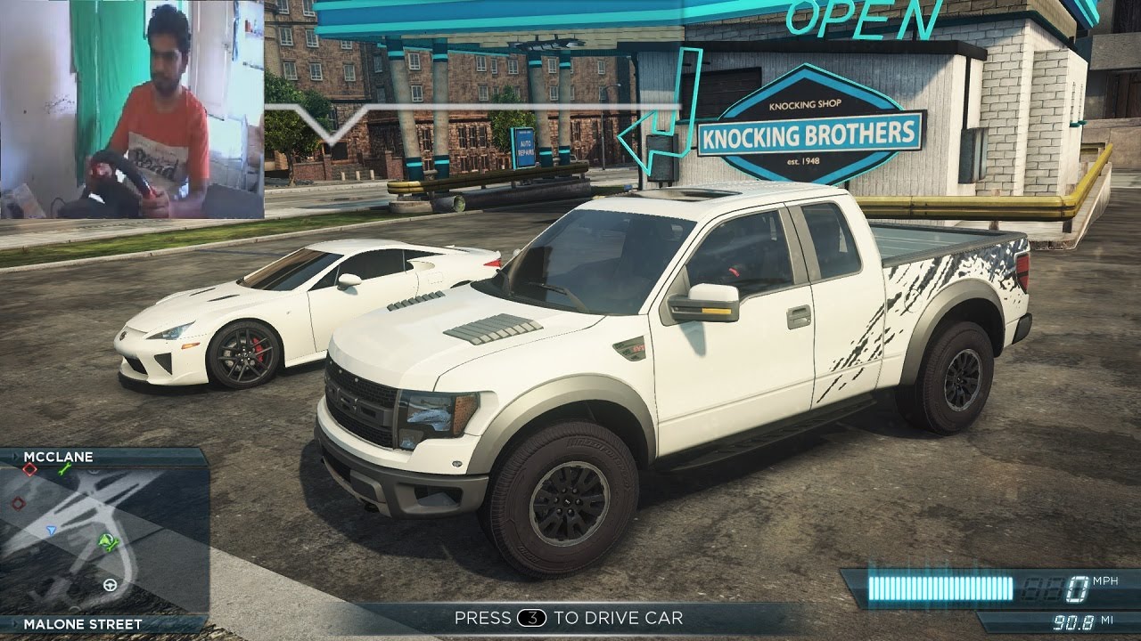 Ford F-150 SVT Raptor with Ferrari Racing wheel NFS Most Wanted - YouTube