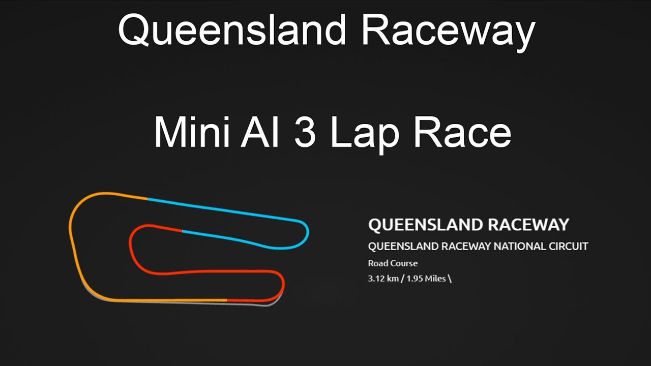 Mini 3 Lap Ai Race * Queensland Raceway * rFactor 2 - YouTube