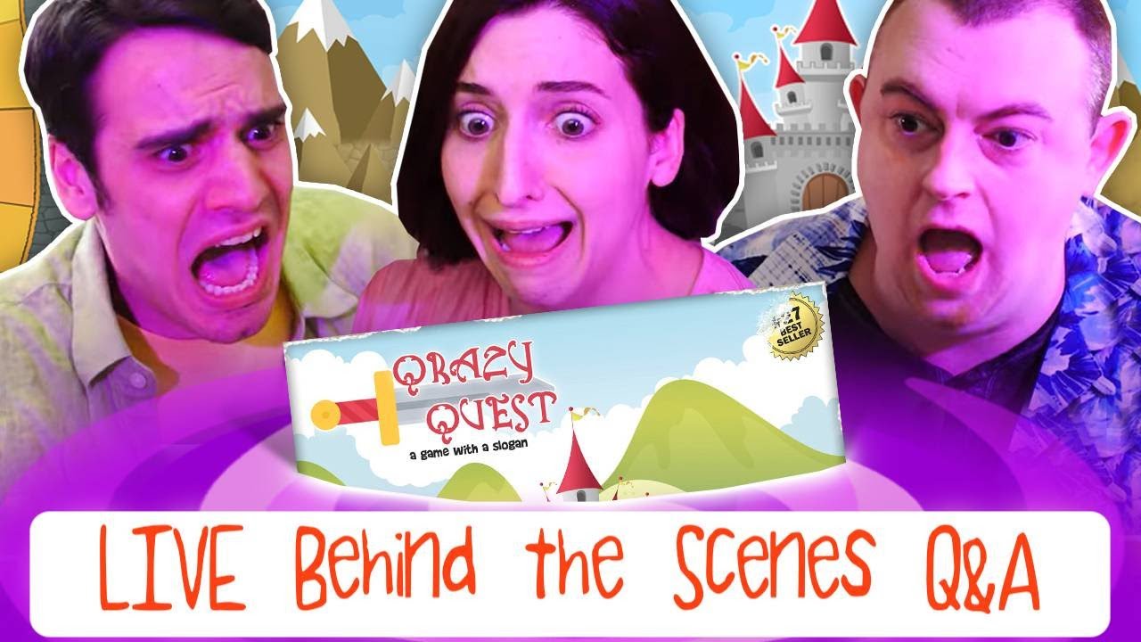 Qrazy Question and Answer- A livestream with the cast of Qrazy Quest ...