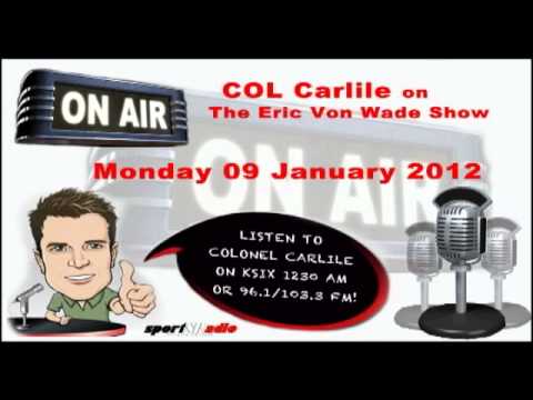 CCAD Commander, Col. Christopher B. Carlile, on the Eric Von Wade Show ...