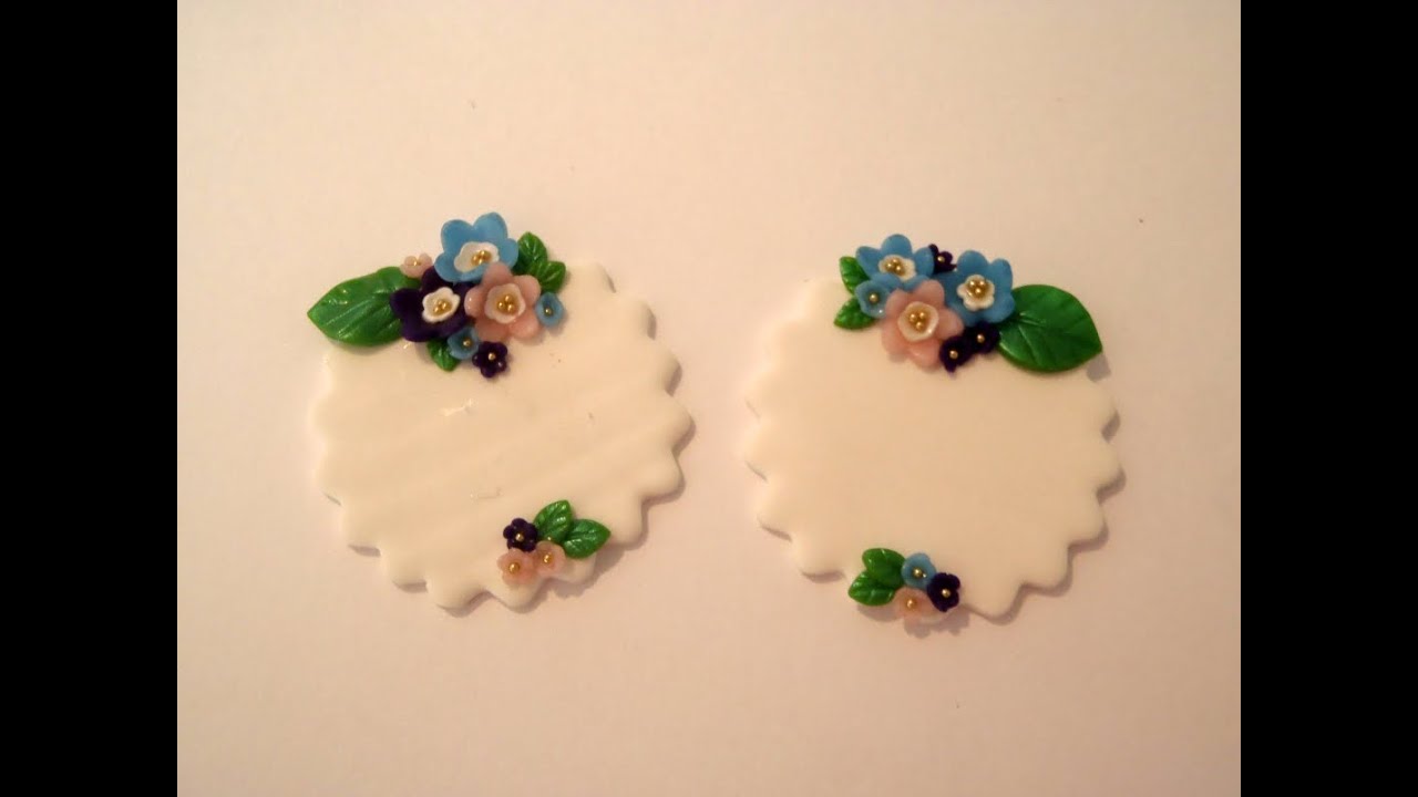 Polymer Clay - Making Place Cards - YouTube