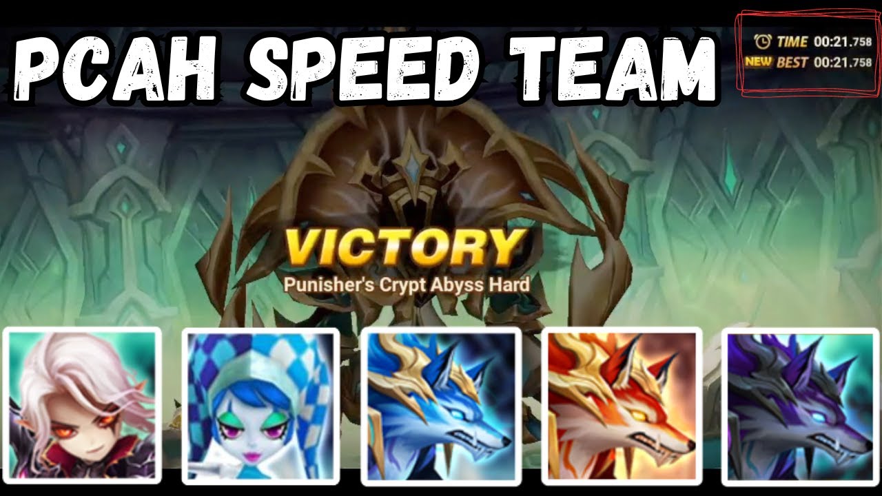 Noob Builds Very Fast Punisher's Crypt Abyss Hard Team!!! - YouTube