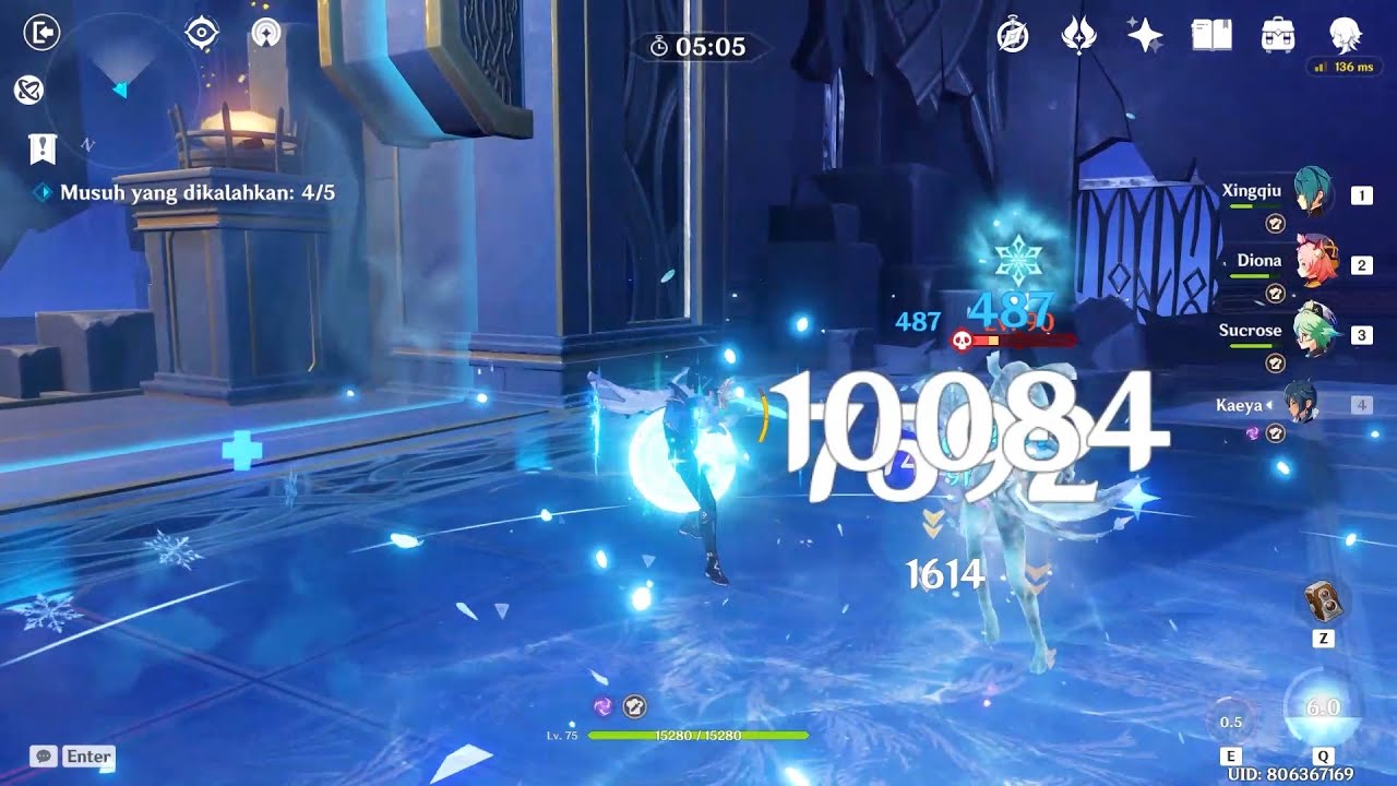 Kaeya Main DPS Physical Damage Showcase - Genshin Impact - YouTube
