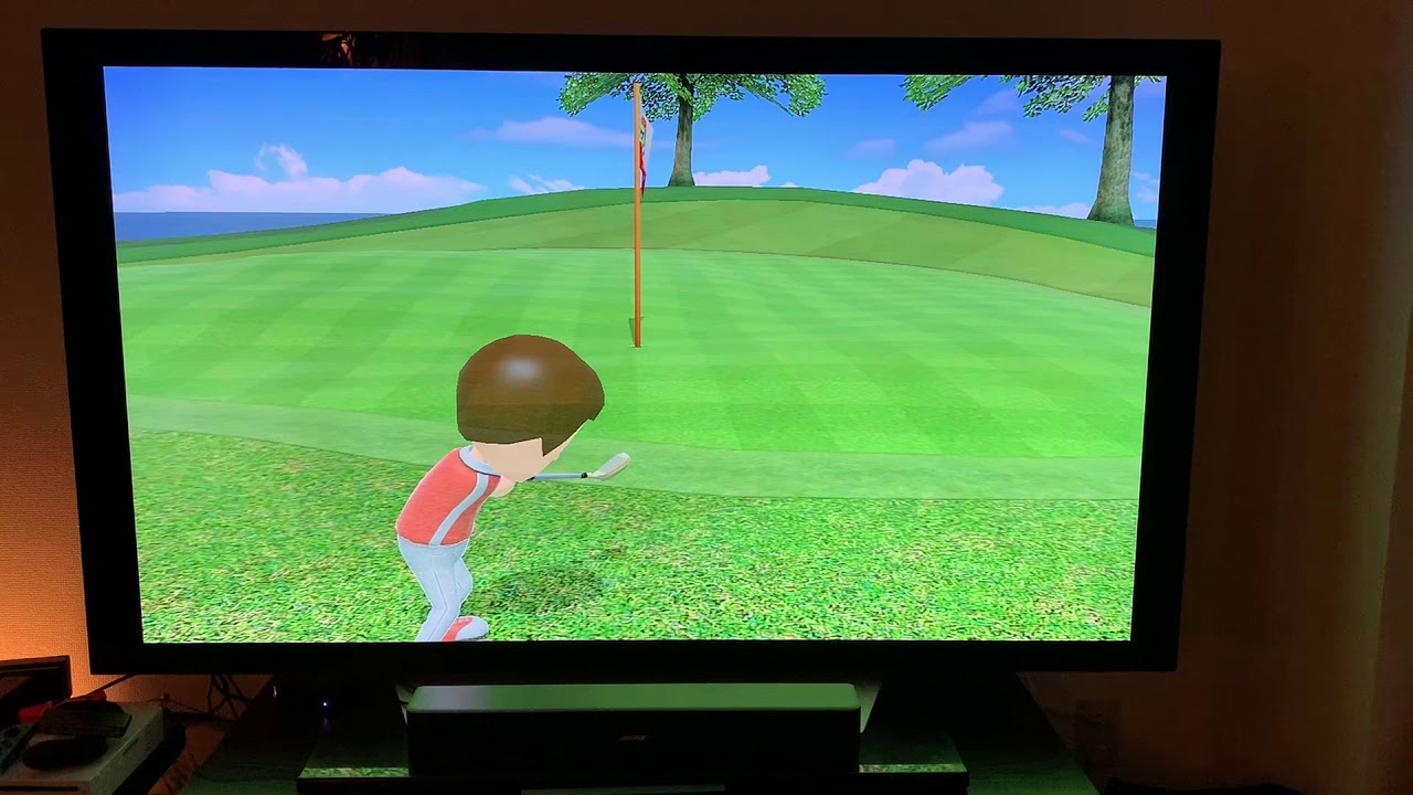 IMG 6542 wii u golf #18(?) chip-in birdie - YouTube