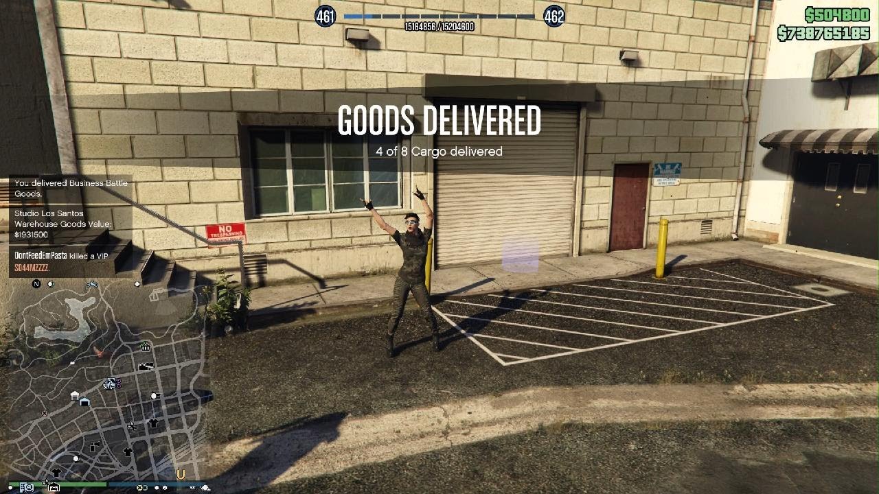 GTA Online - Business Battle: Rogers Salvage & Scrap (4 Crates) - YouTube
