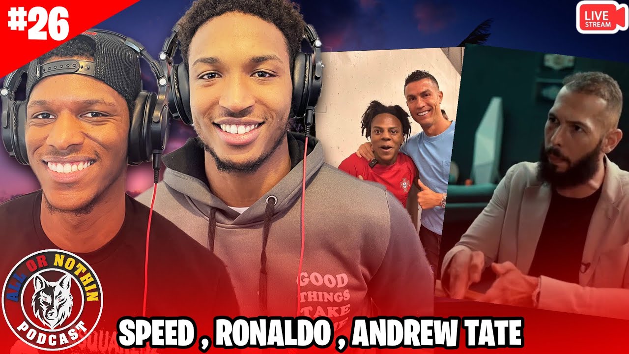 Mind-Blowing Encounter: iShowSpeed Finally Meets Ronaldo , Andrew Tate ...