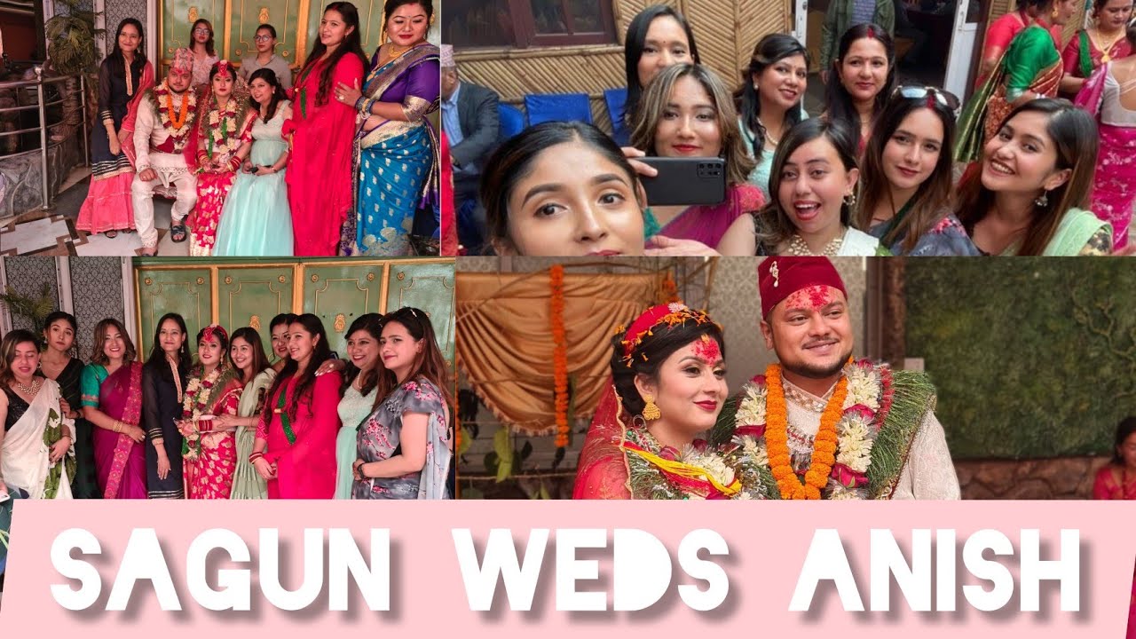 Sagun Weds Anish ll Nepali Bihe (Wedding) ll A SHORT TALE💜 - YouTube