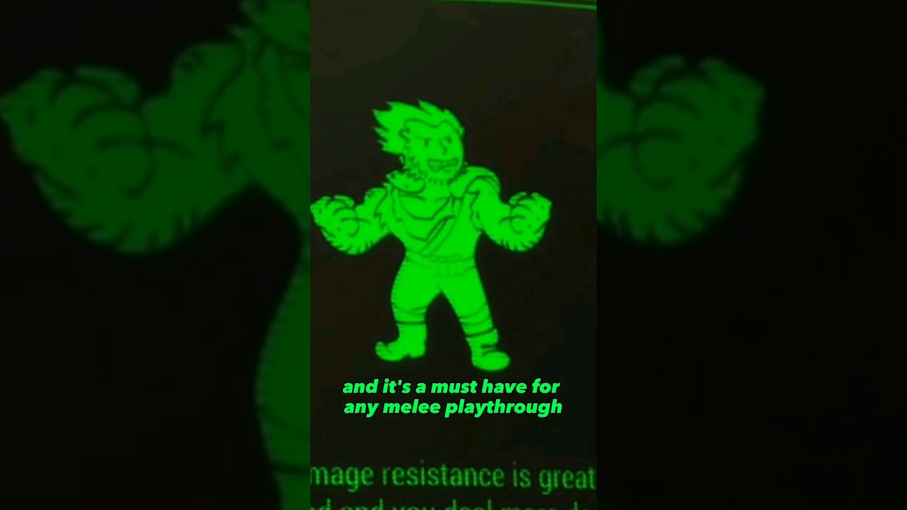 Fallout 4's Must Have MELEE Perk - YouTube