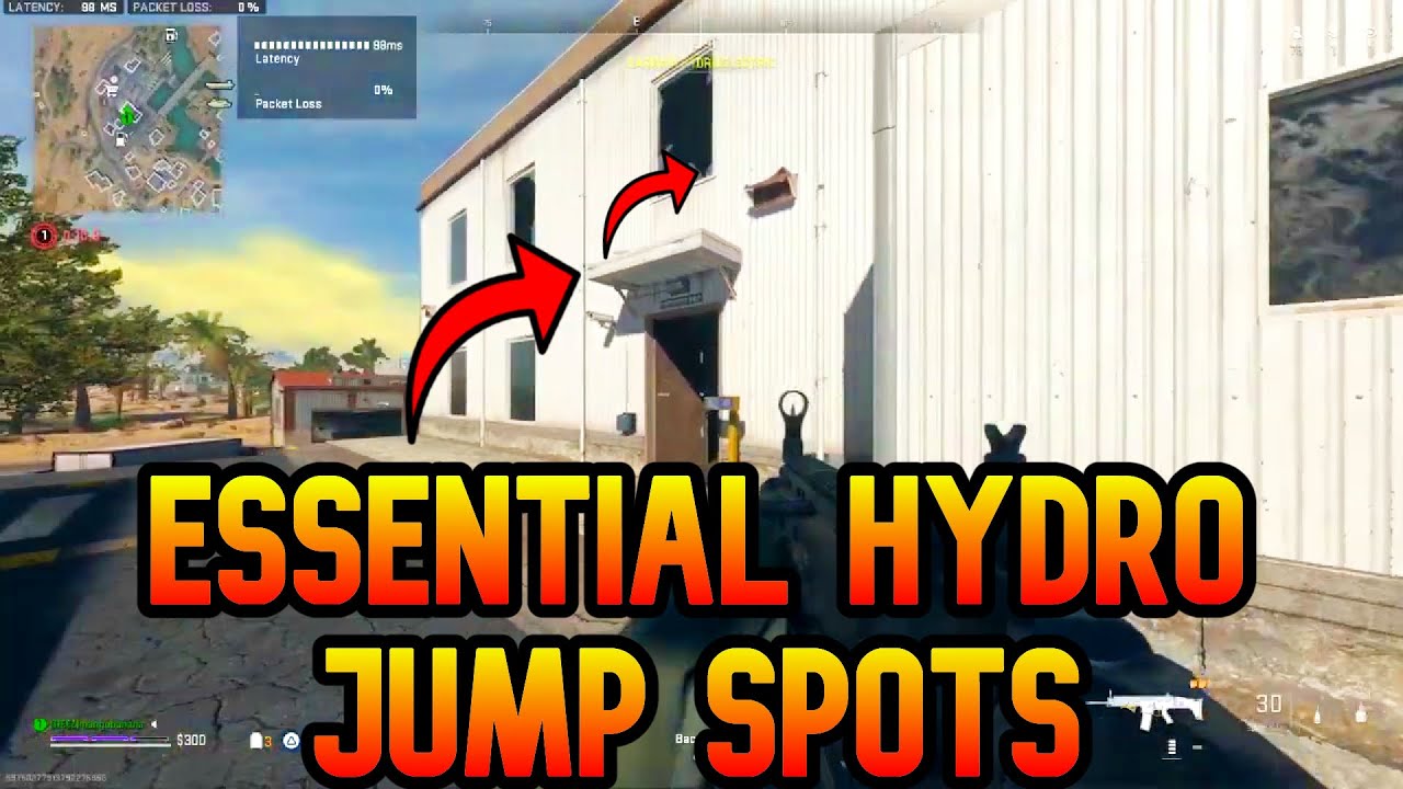 WARZONE 2.0 HYDRO OUTPLAY ROUTES, JUMP SPOTS & PARKOUR! AL MAZRAH MAP ...