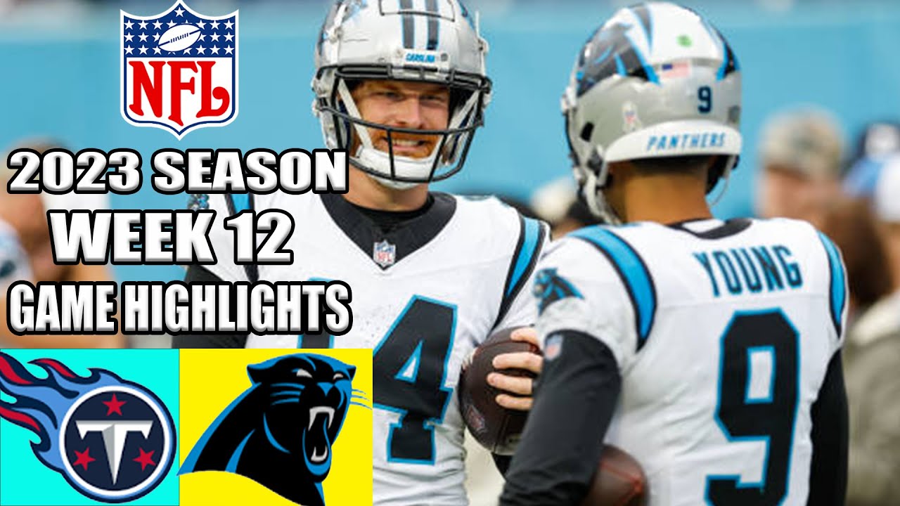 Carolina Panthers vs Tennessee Titans WEEK 12 FULL 1st QTR 11/26/23 ...