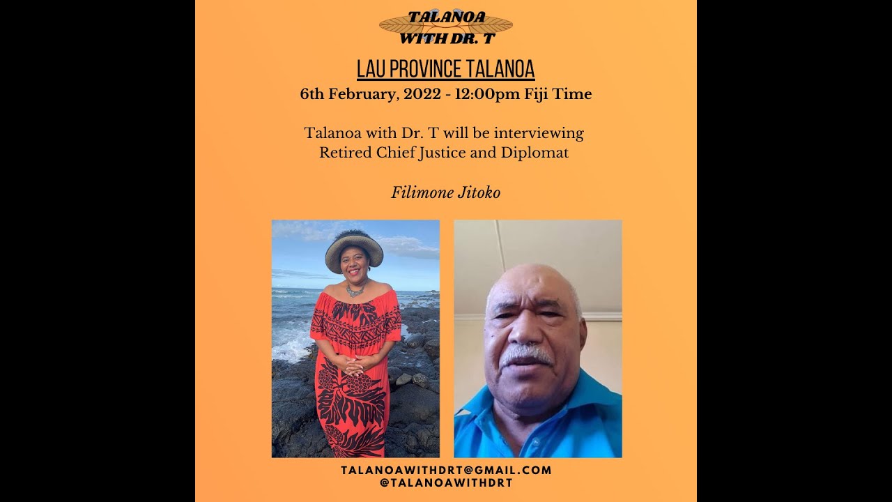 MR FILIMONE JITOKO - TALANOA ME BALETA NA BULA MAI KABARA, VULI LAWA ...
