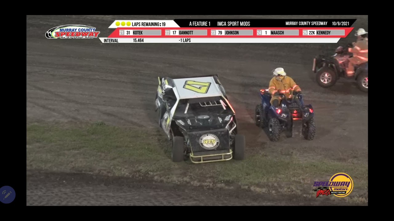 Murray County Speedway 10/9/21 IMCA Sportmods, USRA Bmods, Midwest Mods ...