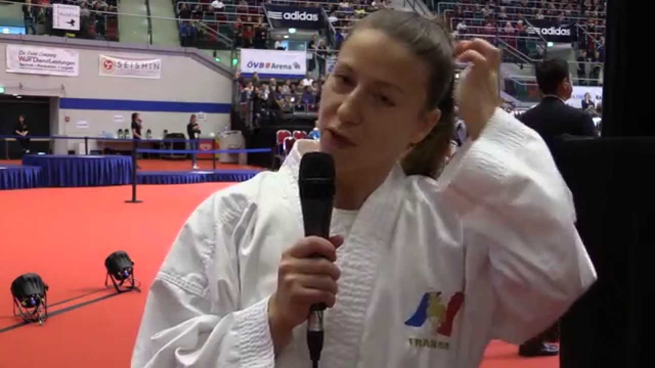 Interview to Alexandra RECCHIA, bronze medalist Kumite -50 Kg. 2014 ...