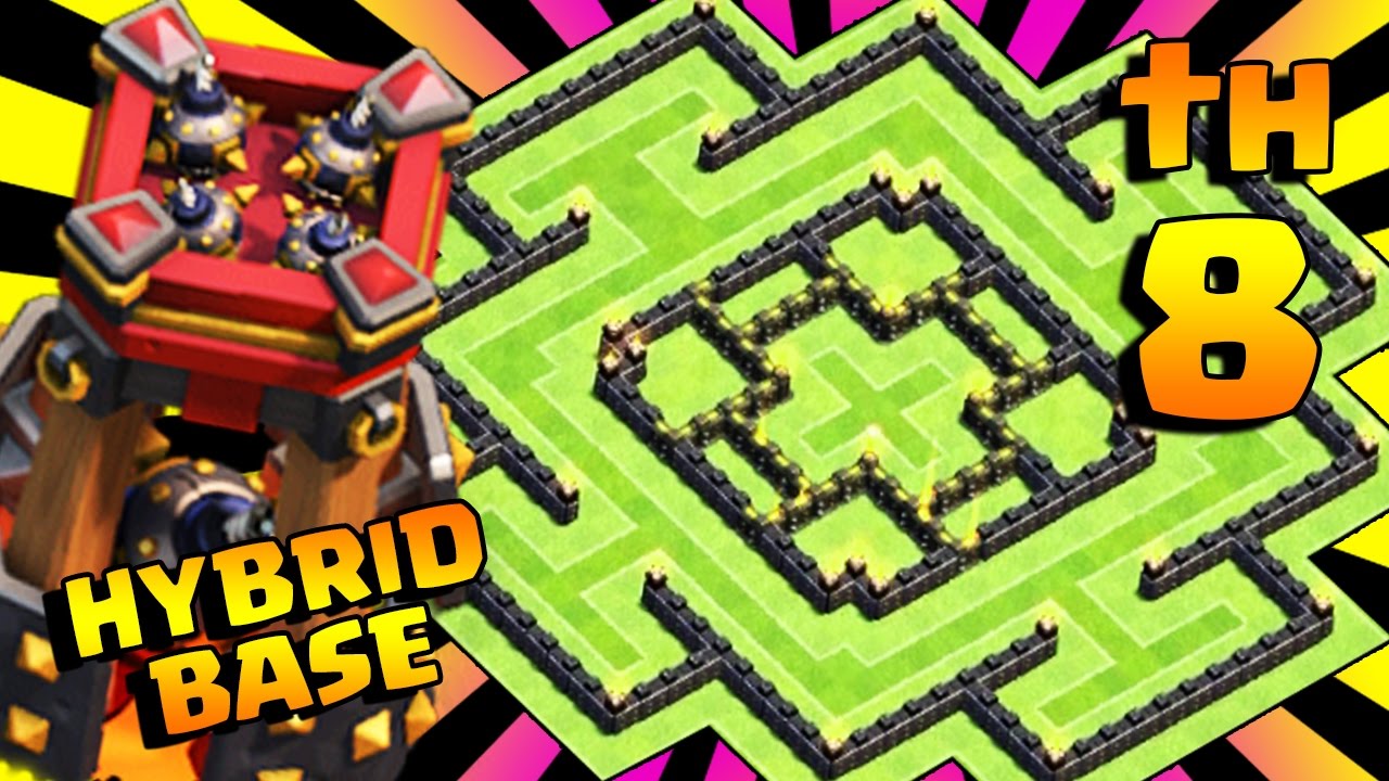 MELHOR LAYOUT CV8 HÍBRIDO [PROTEÇÃO DO ELIXIR NEGRO] BEST TH8 HYBRID ...