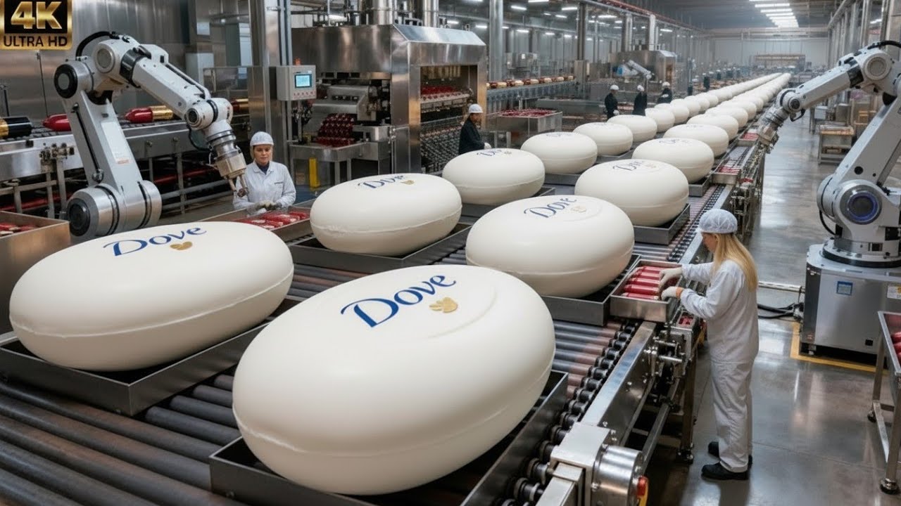 Inside the Dove Soap Factory: How Dove Soap Is Made | Full ...