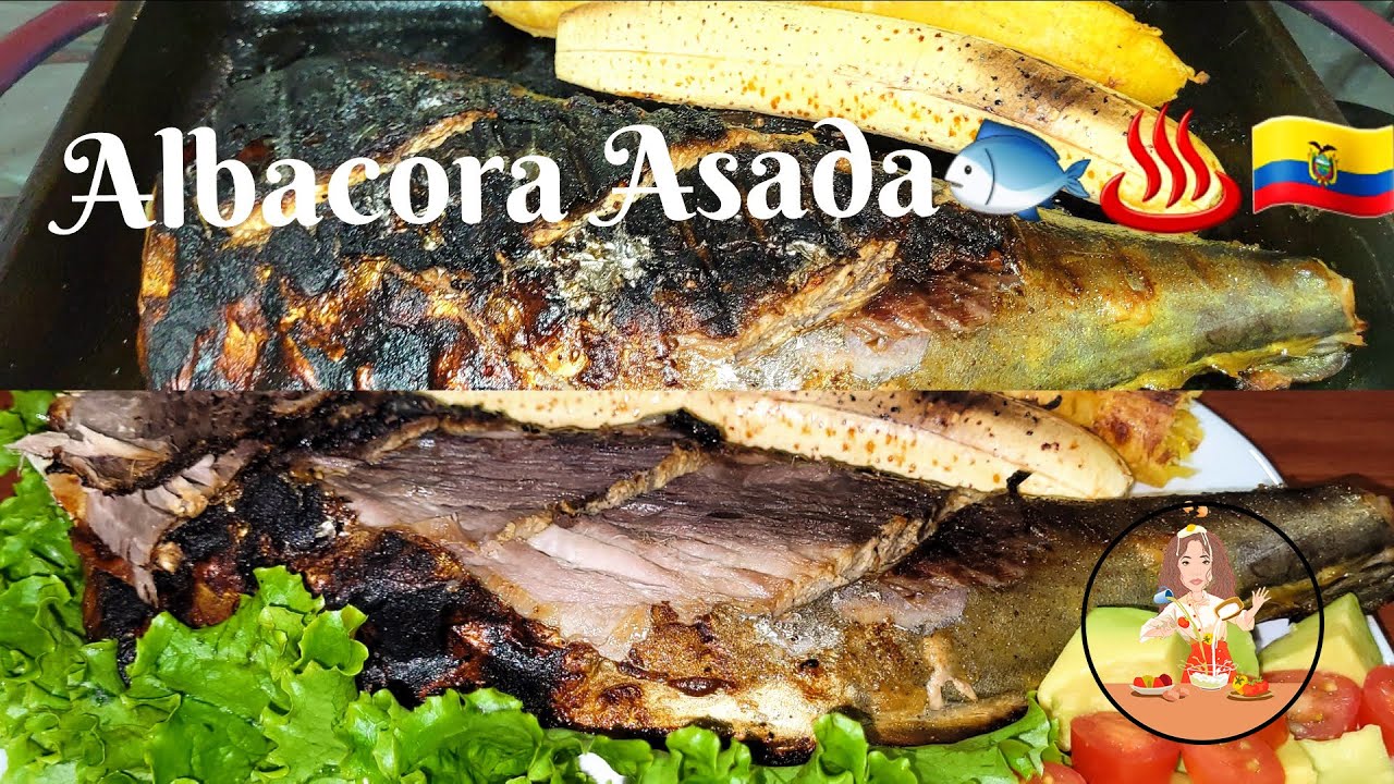 ♨️🐟ALBACORA ASADA SIN HORNO‼️ #albacora #pescado #pescadoasado # ...