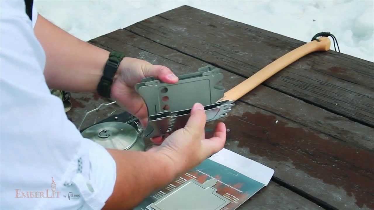 The Emberlit Stove | How To Set Up - YouTube