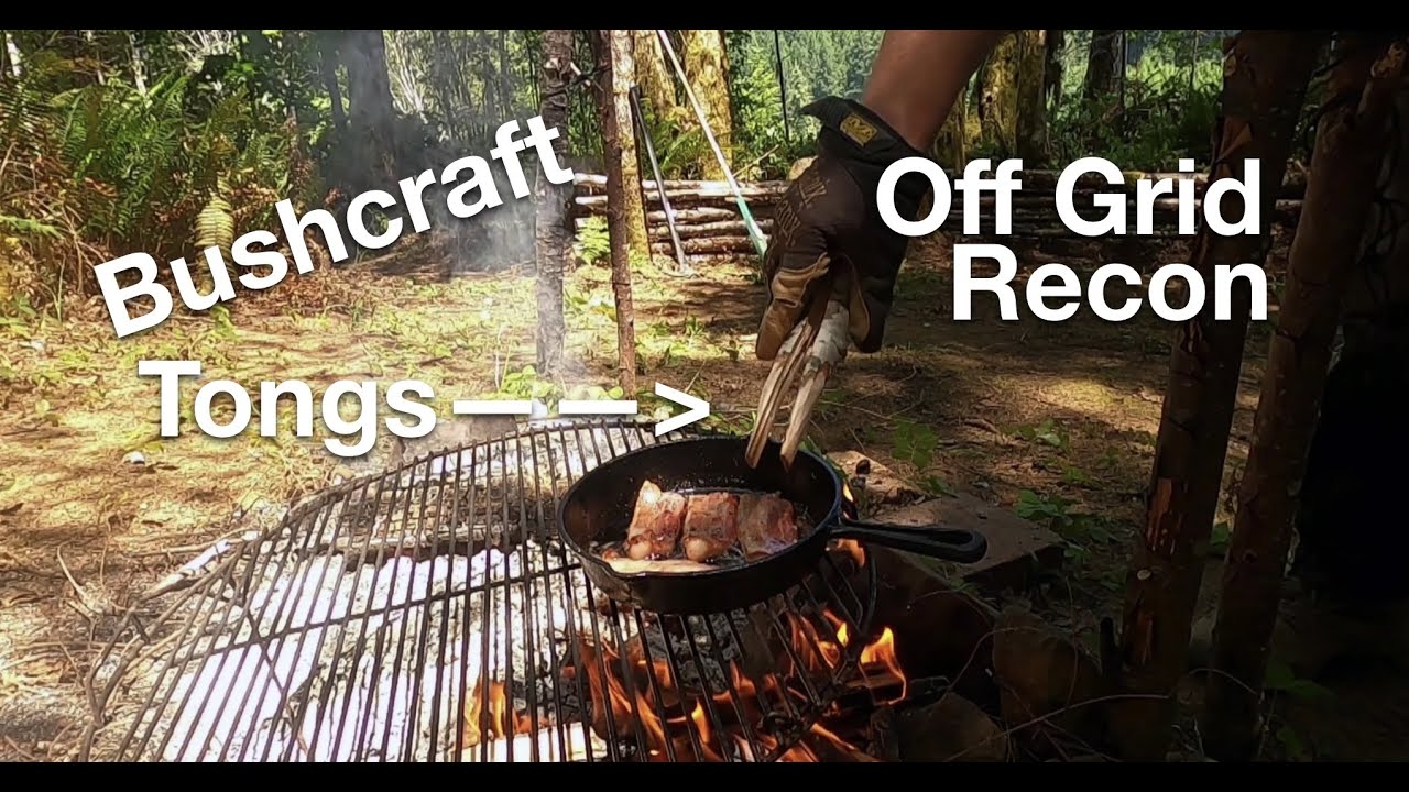 Off Grid Recon: Bushcraft Tongs - YouTube