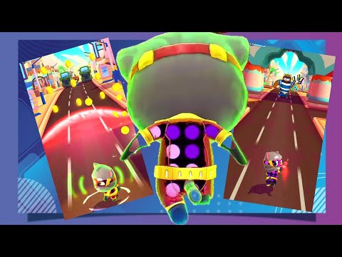 Talking Tom Hero Dash - Super purple ball Tom! NEW Gameplay - YouTube