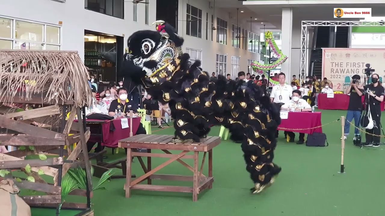 2022 Rawang Cup Lion & Dragon Dance Competition #万挠杯 #傳統南獅 @ Anggun ...