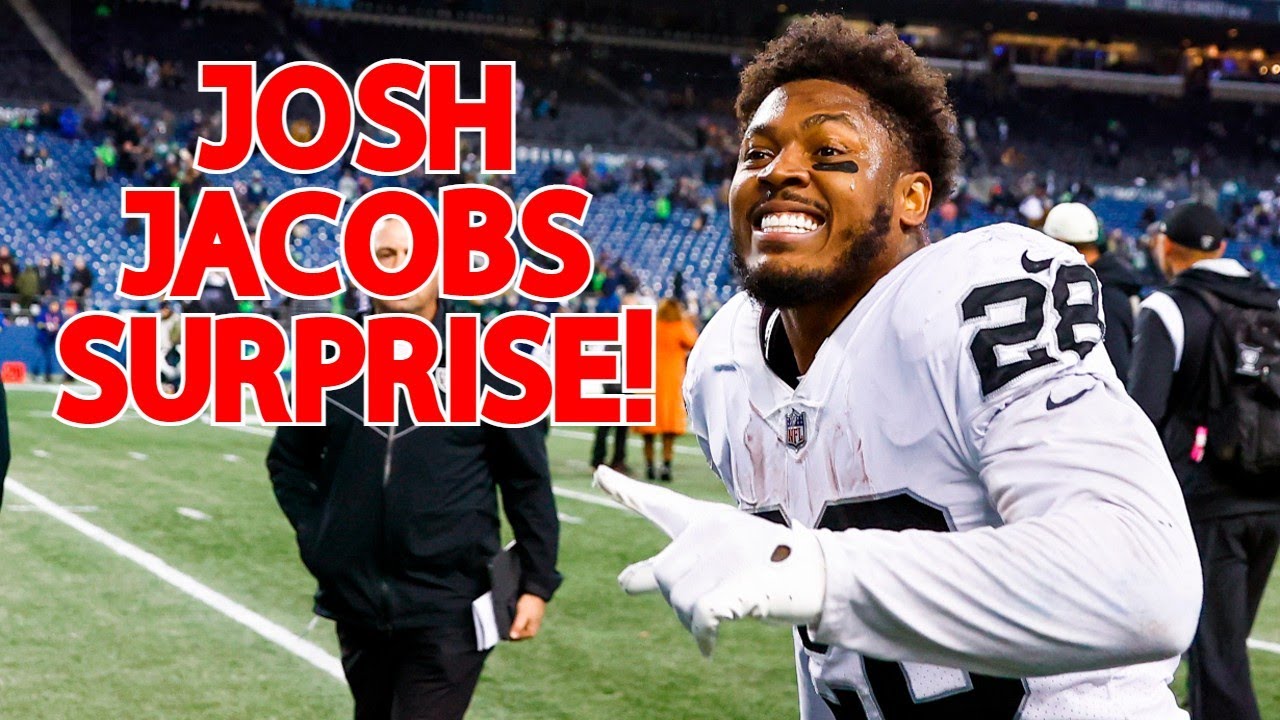 ESPN: Josh Jacobs is a HUGE Surprise for the Raiders - YouTube