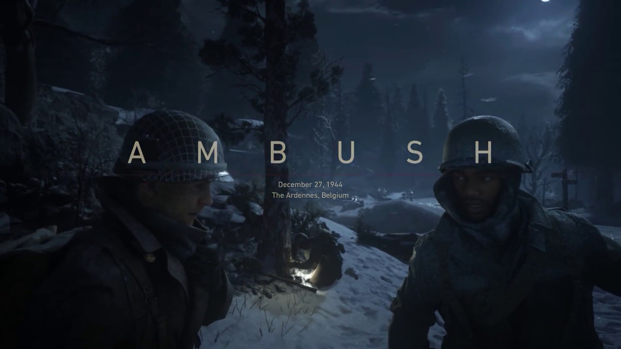 Call of Duty WW2 in 4K - Ambush Gameplay (Not Good at Stealth Missions ...