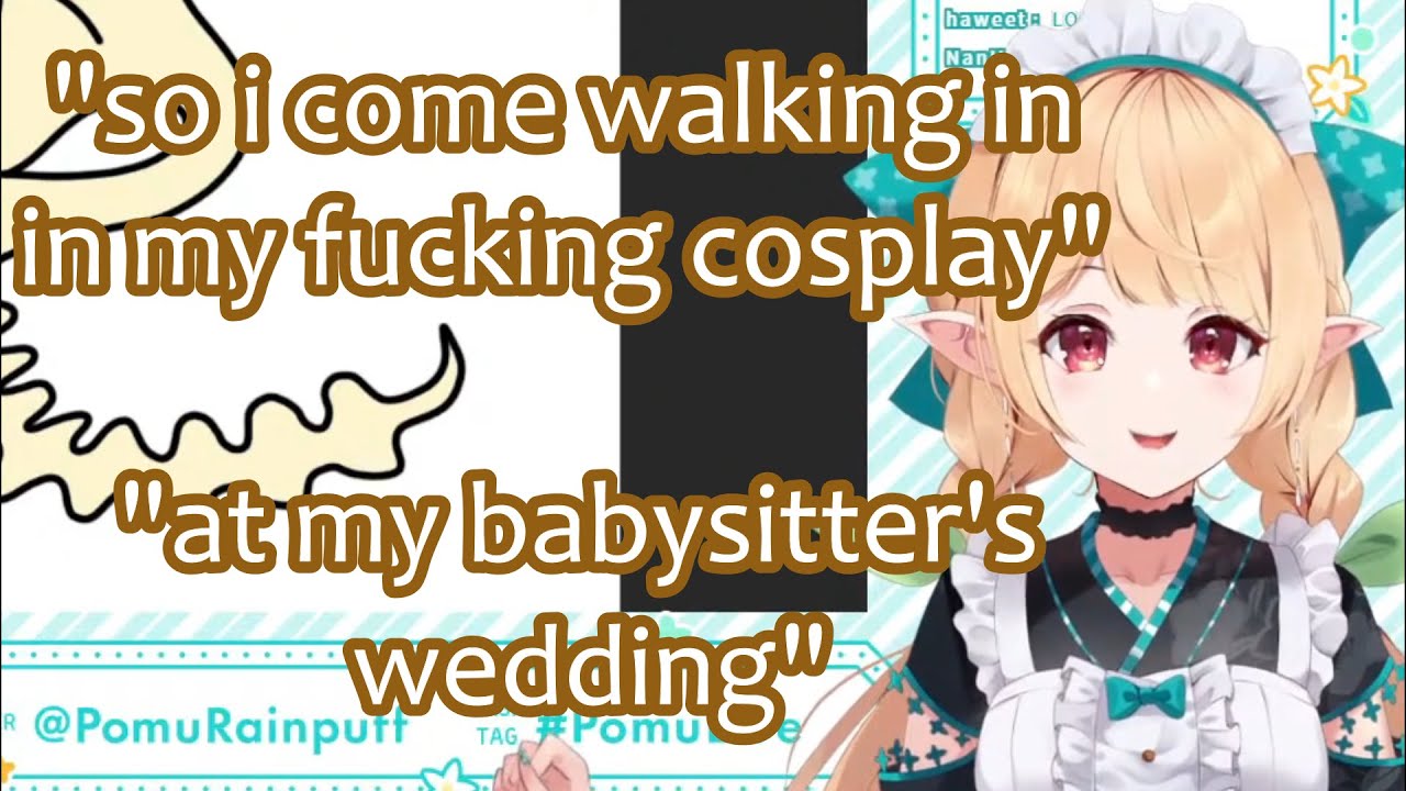 Pomu Wearing a Cosplay on Her Babysitter's Wedding [Pomu Rainpuff ...
