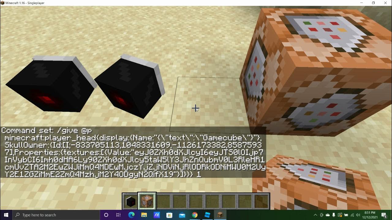 How to get custom heads in Minecraft JAVA - YouTube
