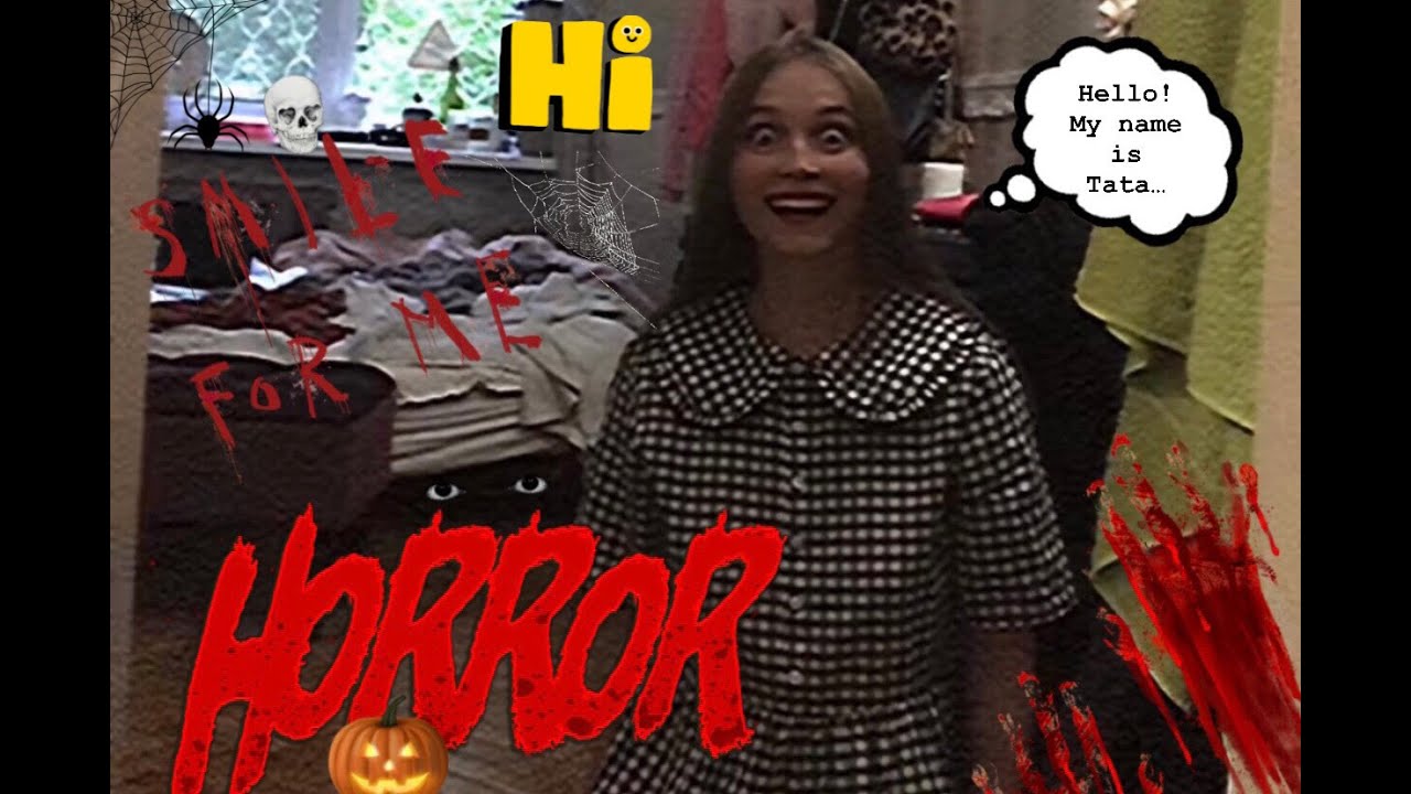 IS SHE CREEPY SMILING NON-STOP FOR A.. MINUTE? HORROR CHALLENDGE - YouTube