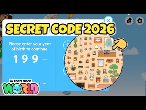 TOCA LIFE WORLD SECRET CODE 2026! FREE CODE TOCA BOCA - YouTube