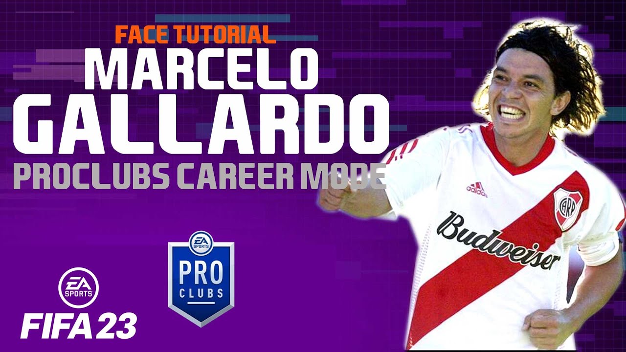 MARCELO GALLARDO FACE FIFA 23 MODO CARRERA Pro Clubs Face Creation LOOK ...