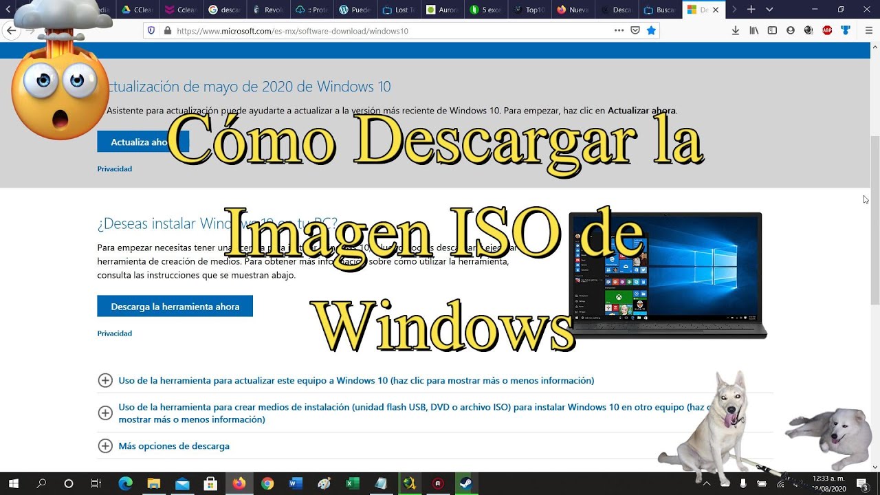 Cómo Descargar la Imagen ISO de Windows 10 o Windows 11 - Tutorial de ...