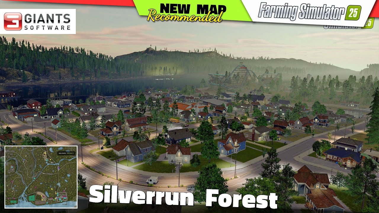 FS25 ★ NEW MAP "Silverrun Forest" (by GIANTS) - Farming Simulator 25 ...
