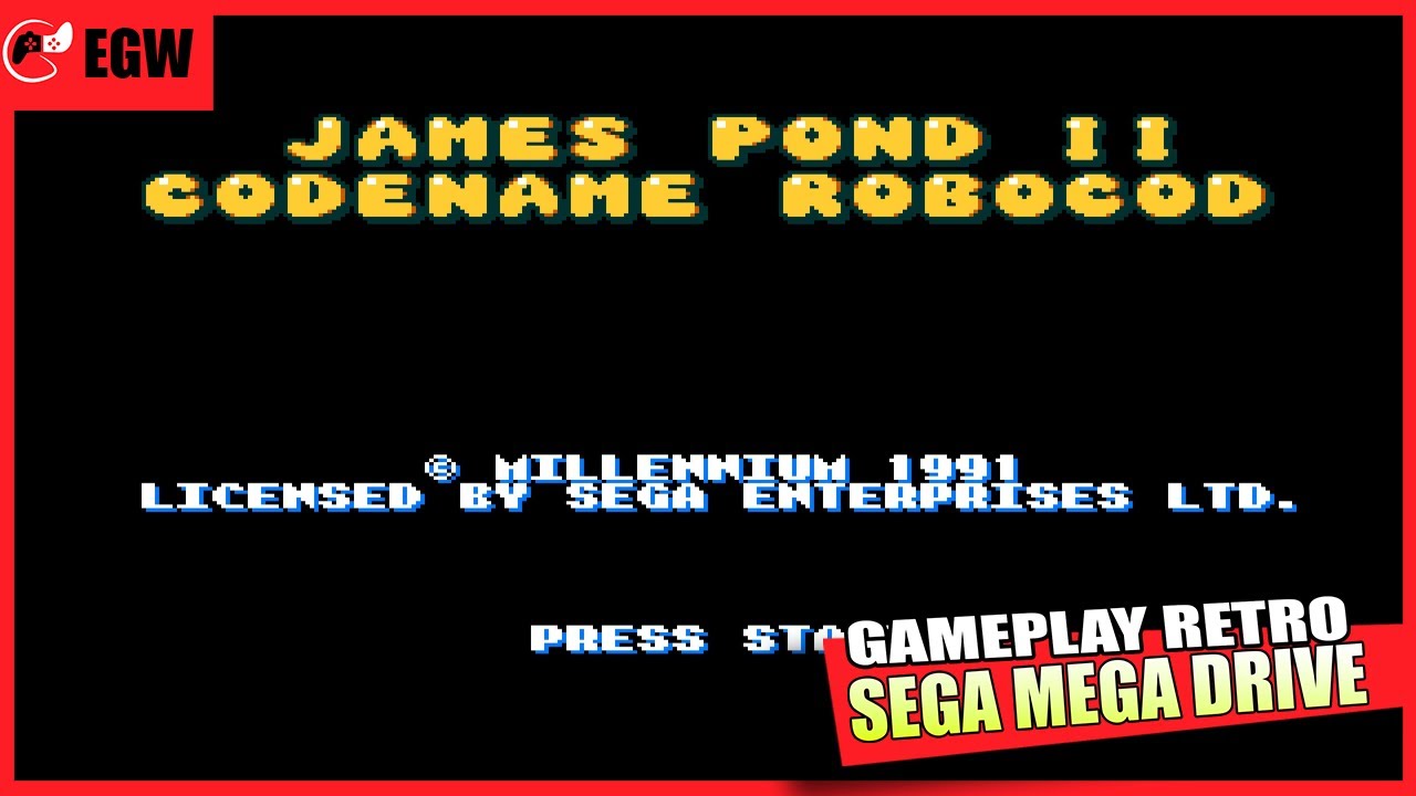 SEGA MEGA DRIVE - James Pond 2: Codename Robocod - YouTube