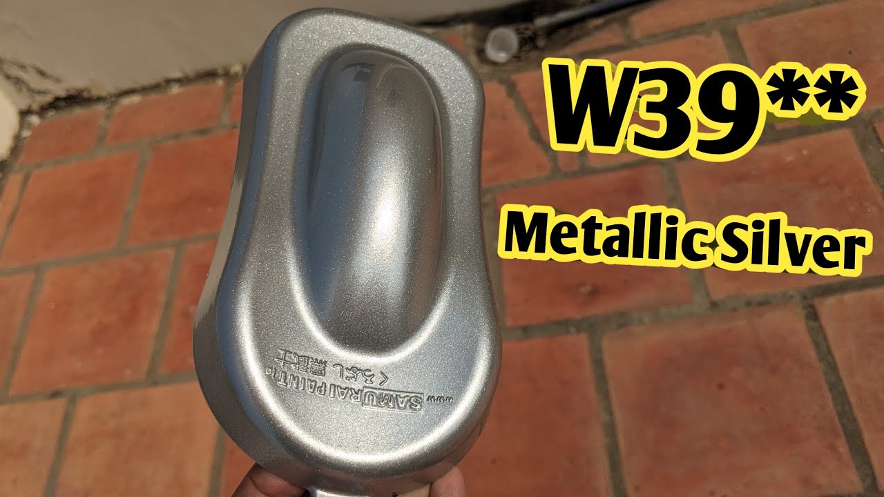 Learn to Spray W39** Metallic Silver Samurai Paint - YouTube