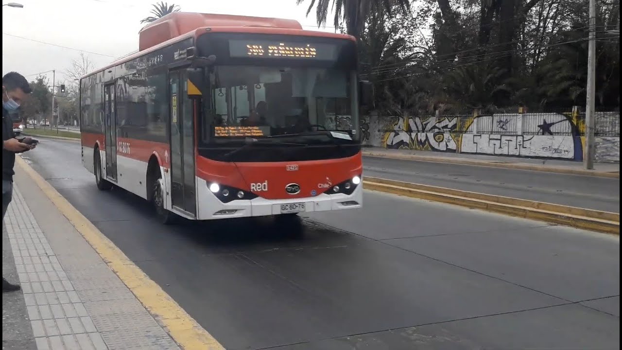 Recorridos 506 y 506v Red. Buses BYD K9FE Empresa Metbus - YouTube