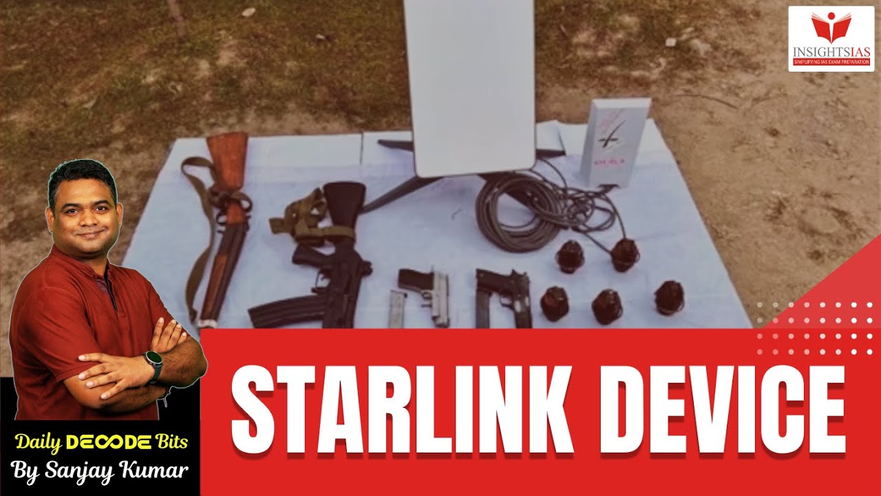 What is Starlink device? | Daily Decode Bites (DDB) by Insights IAS ...
