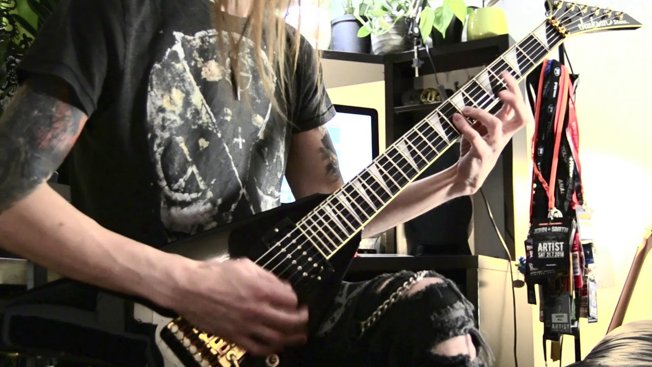 Jackson Guitars artist Kimmo Korhonen Symphony X - Inferno guitar cover ...