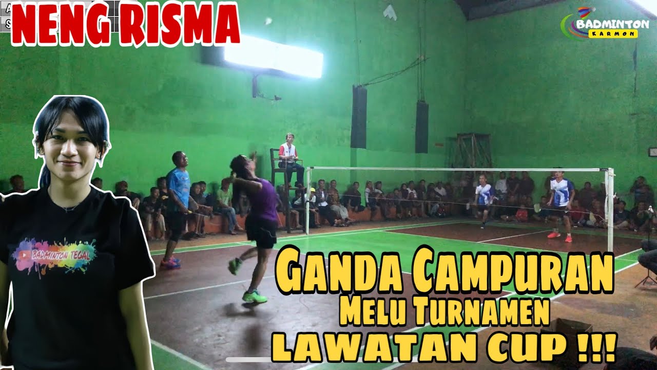 LAWATAN CUP | Neng Risma Menghibur Warga Lawatan Tegal ! - YouTube