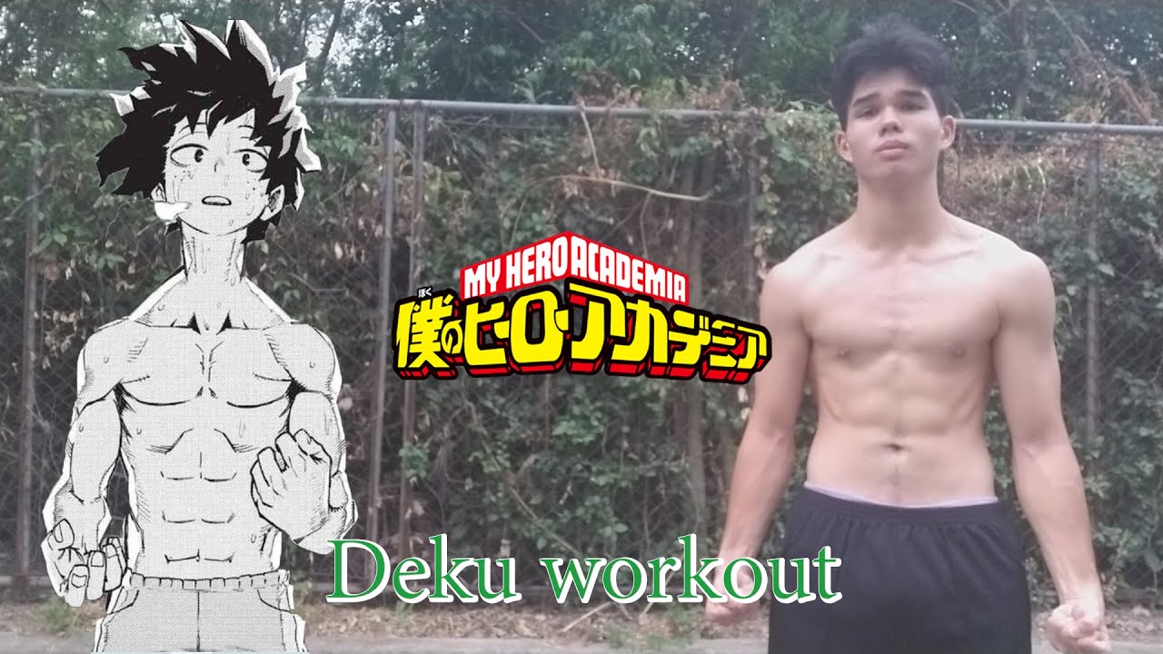 เมื่อผมลองออกกำลังกายแบบเดกุ 1 วัน จากเรื่อง (My Hero Academia) โคตรยาก ...